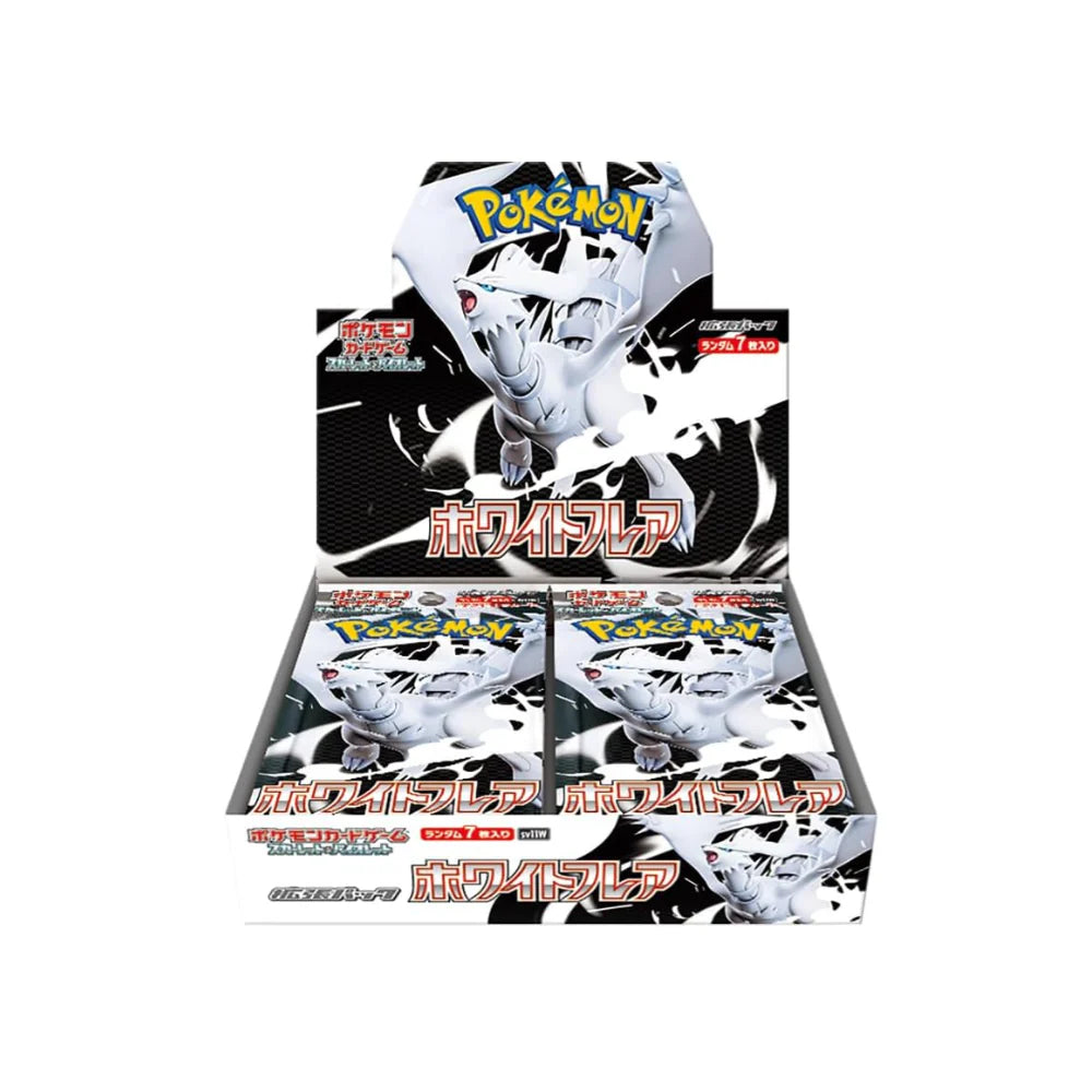 White Flare Expansion Booster Box - SV11W - Sealed (New) – The PokeChest